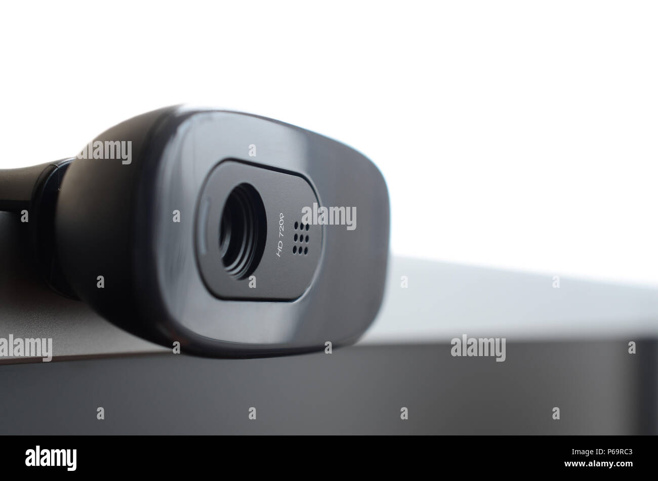 Webcam installed on computer monitor hi-res stock photography and ...