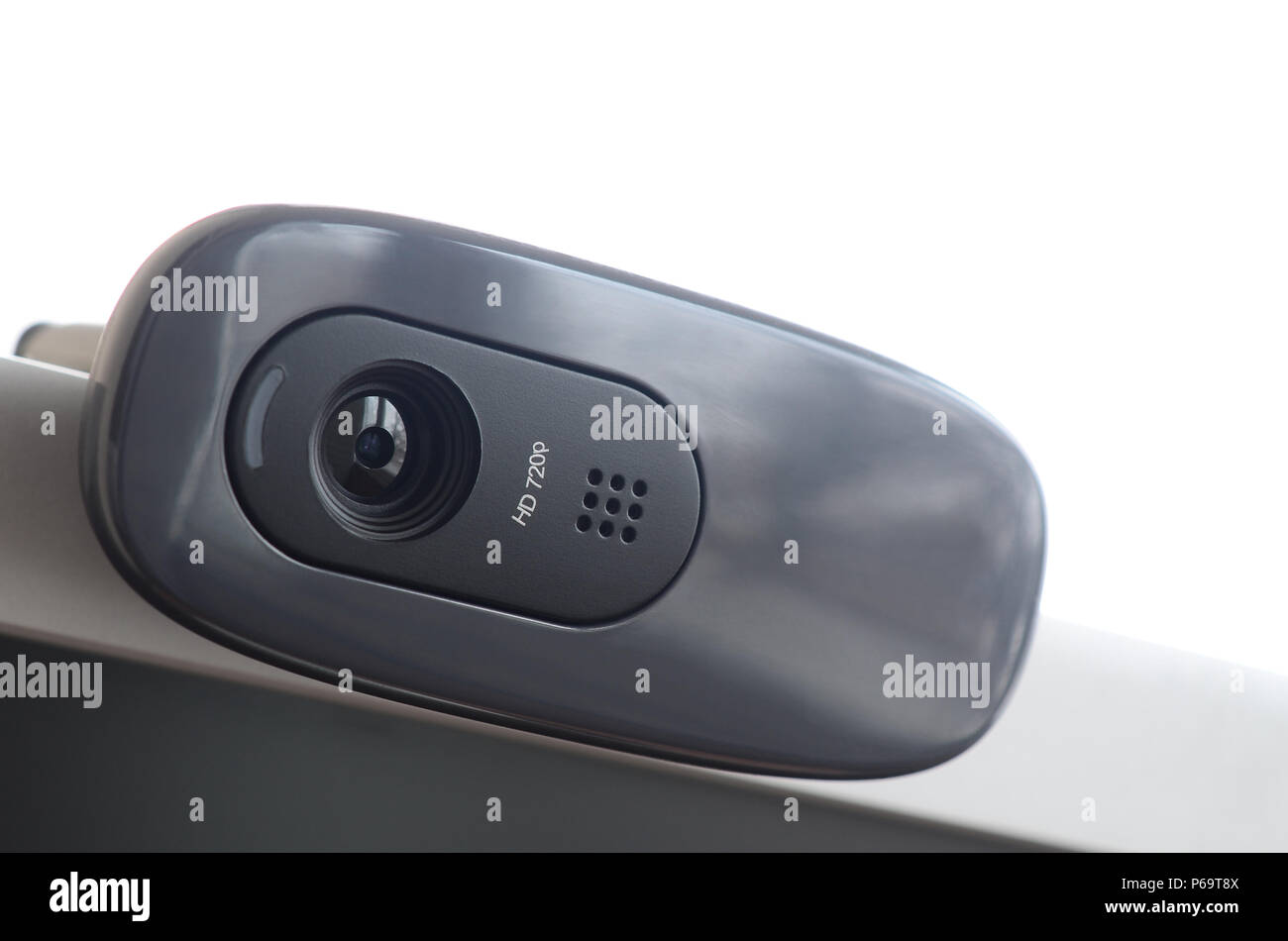 Webcam installed on computer monitor hi-res stock photography and ...