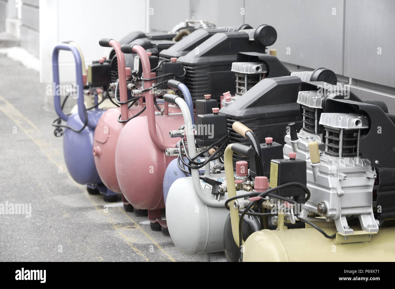 Industrial air compressors hi-res stock photography and images - Alamy