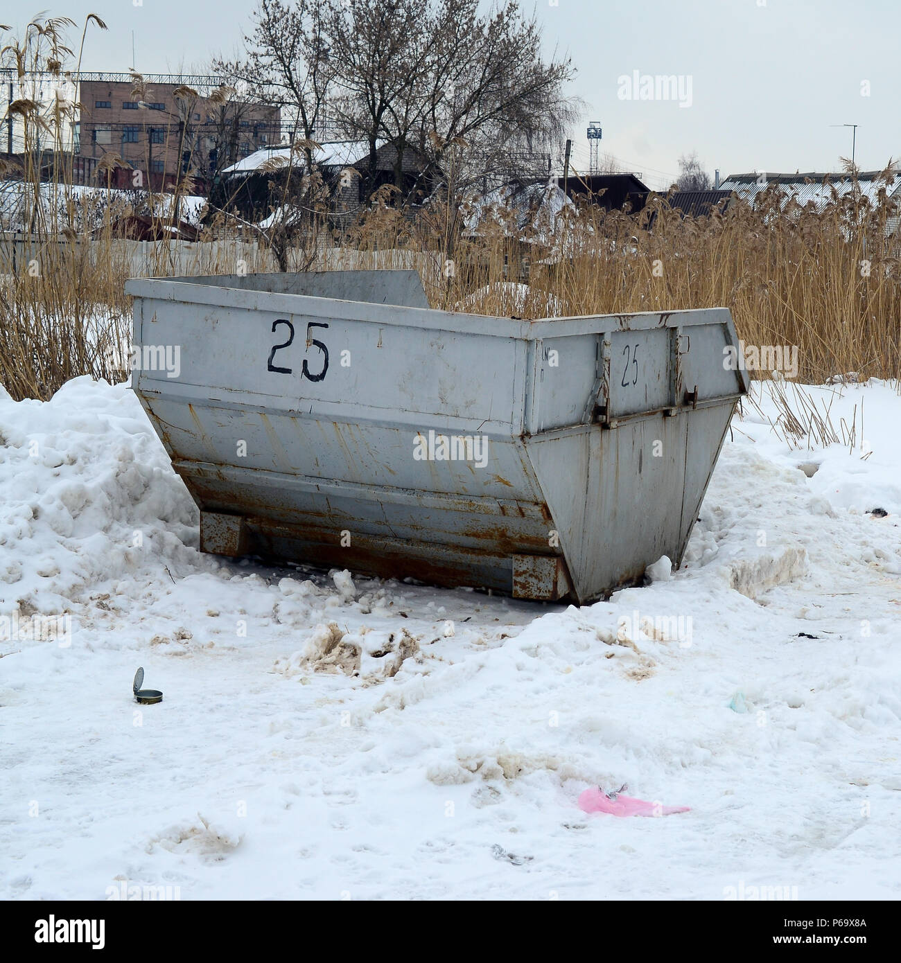 Household rubbish in grey bin hi-res stock photography and images - Alamy