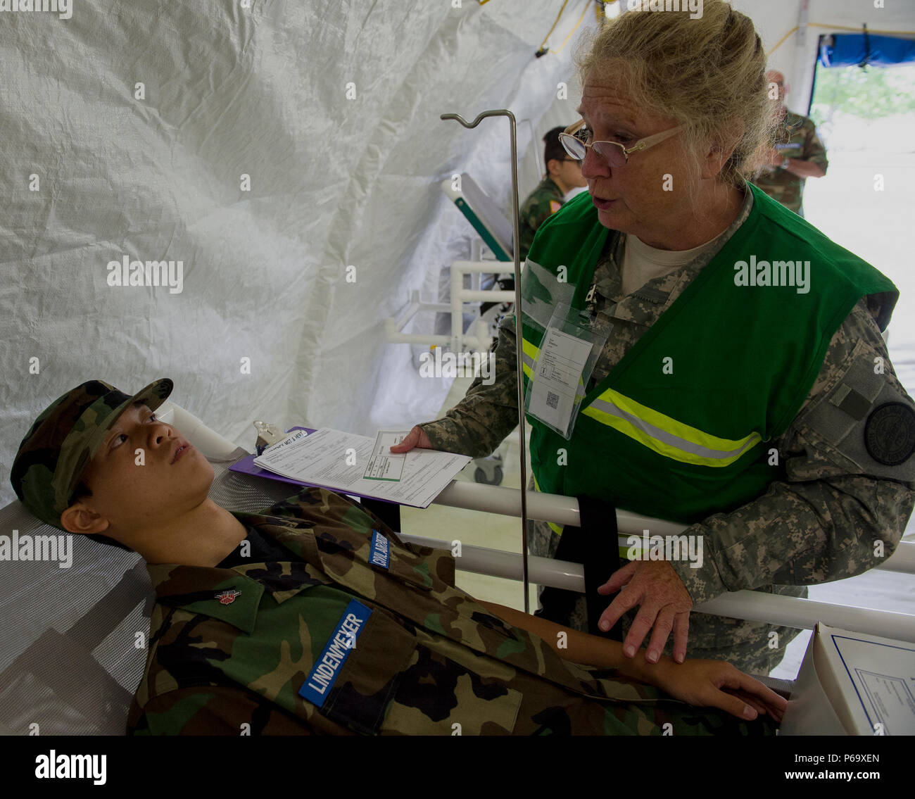 First lieutenant Margaret Holt, a member of the South Carolina Army ...