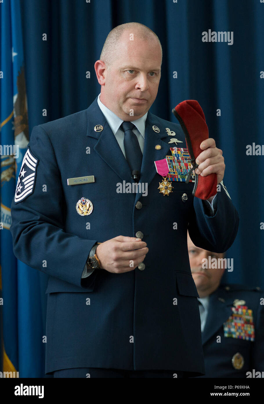 Chief Master Sgt. James W. Hotaling, the 11th command chief master ...