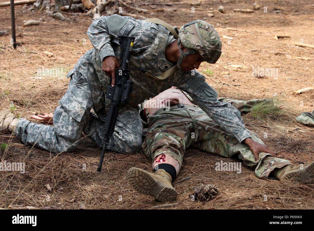 A Soldier competing in the 4th Military Information Support Group ...