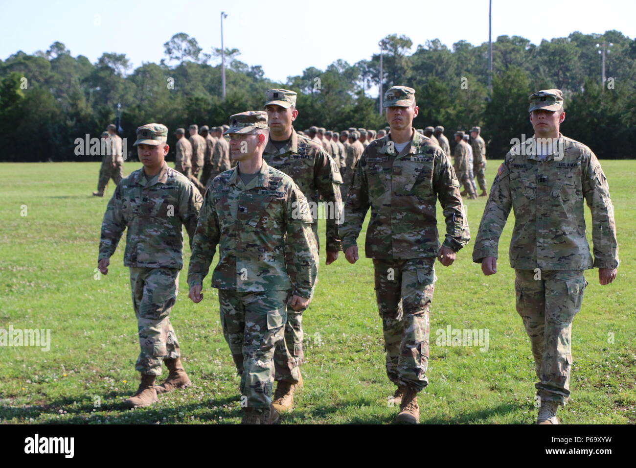 Incoming commander, Lt. Col. Theodore Leonard of 1st Battalion, 30th ...