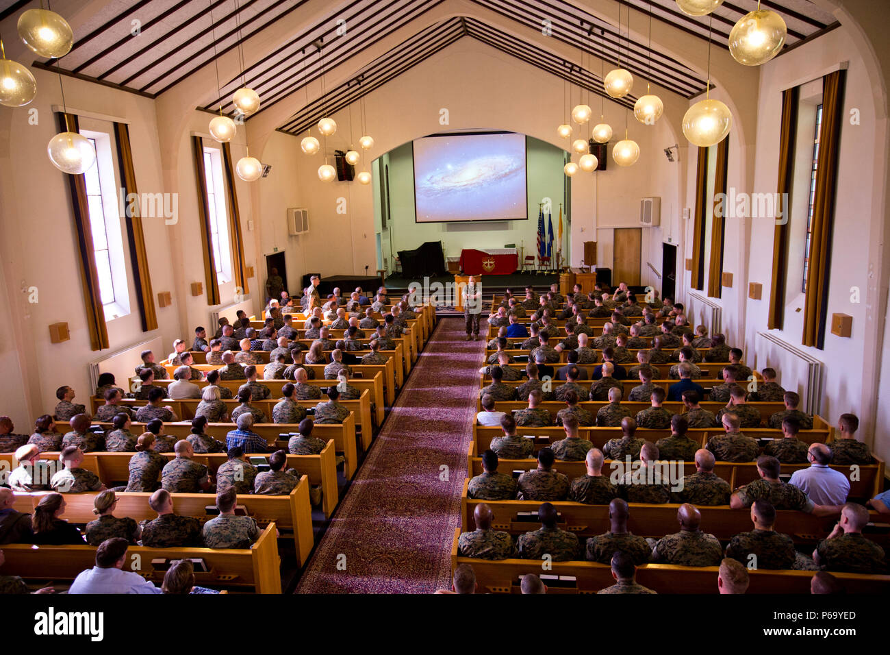 Commandant of the Marine Corps, Gen. Robert B. Neller, speaks to ...