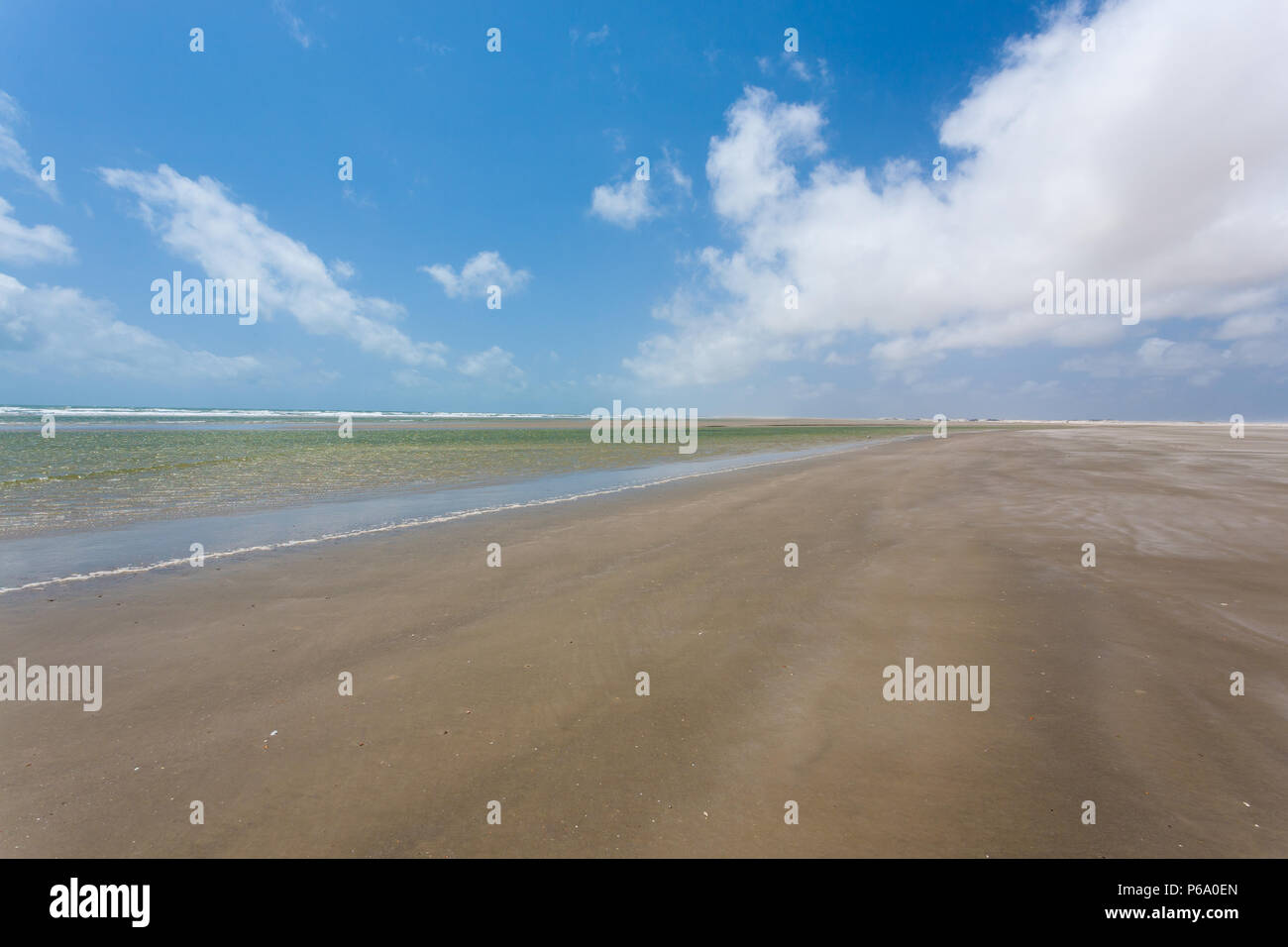 White sand dunes panorama from Lencois Maranhenses National Park ...