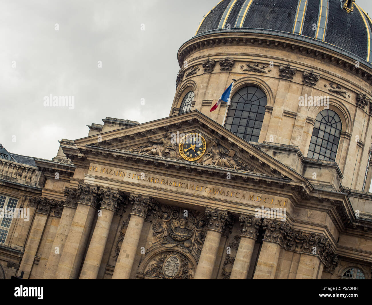Institut de france overcast hi-res stock photography and images - Alamy