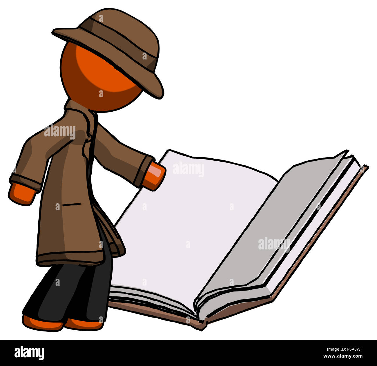 Reading Detective Clip Art