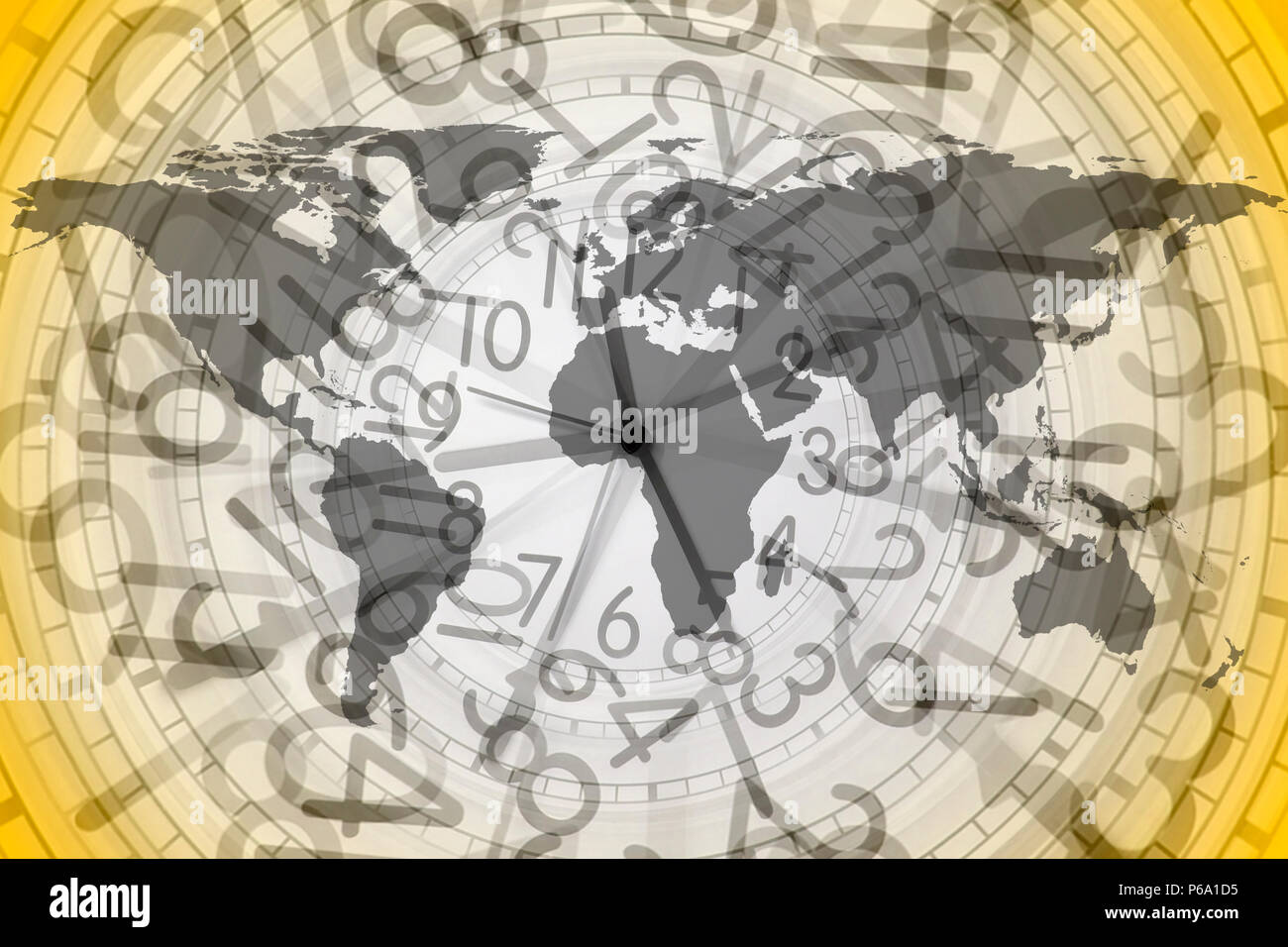 Globe digital clock hi-res stock photography and images - Alamy