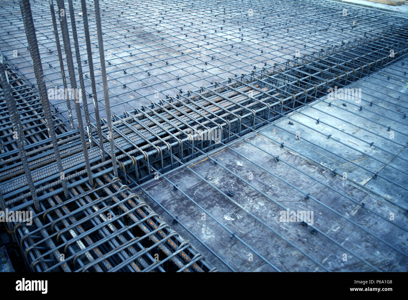 an image of construction zone and building Stock Photo - Alamy