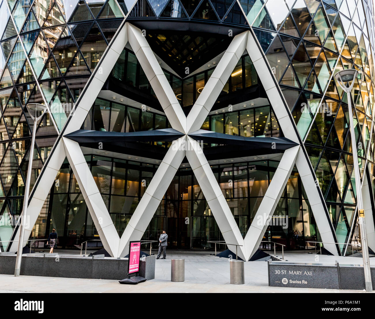 The gherkin london entrance hi-res stock photography and images - Alamy