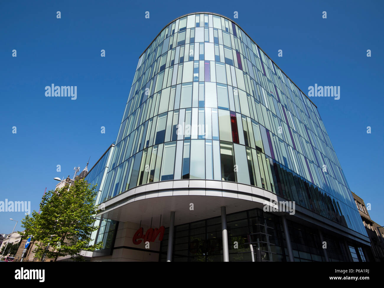 Eon Building in Nottingham City, Nottinghamshire England UK Stock Photo ...