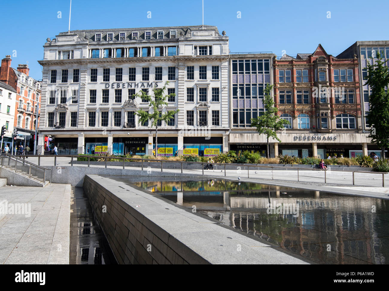Fountains nottingham hi-res stock photography and images - Alamy
