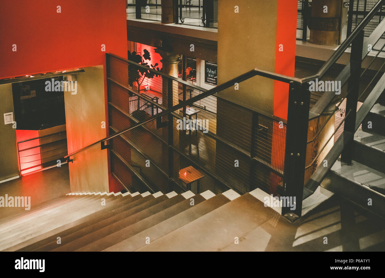 Interior of dutch theater in Amsterdam, the Netherlands Stock Photo - Alamy