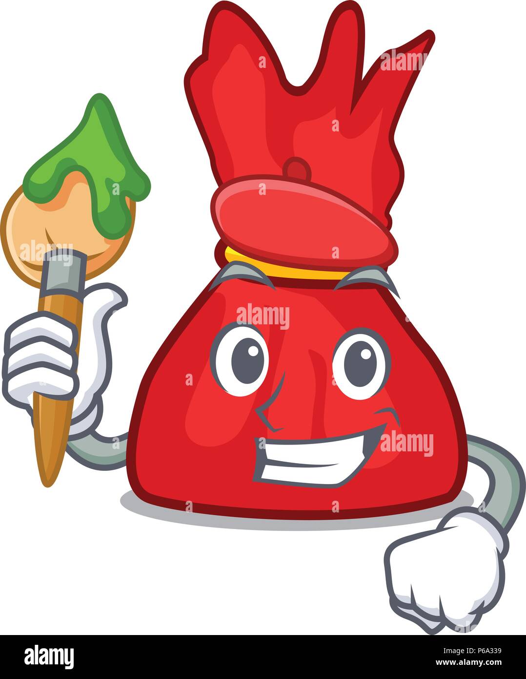Artist wrapper candy character cartoon Stock Vector Image & Art - Alamy