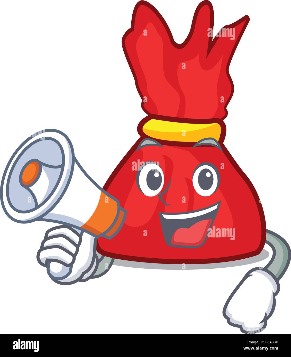 With megaphone wrapper candy character cartoon Stock Vector Image & Art ...