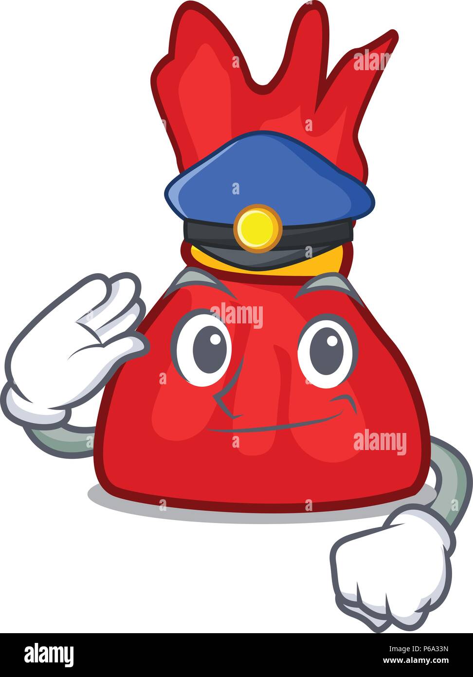 Police wrapper candy character cartoon Stock Vector Image & Art - Alamy