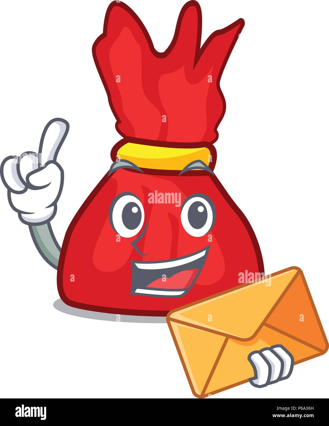 With envelope wrapper candy character cartoon Stock Vector Image & Art ...