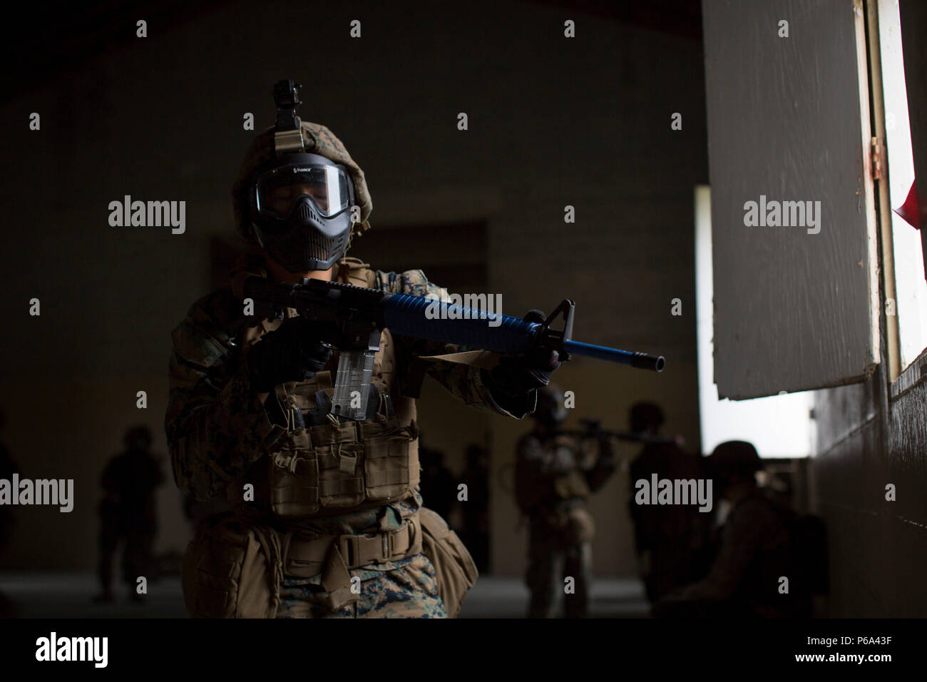 A U.S. Marine from the Advanced Infantry Course (AIC), Advanced ...