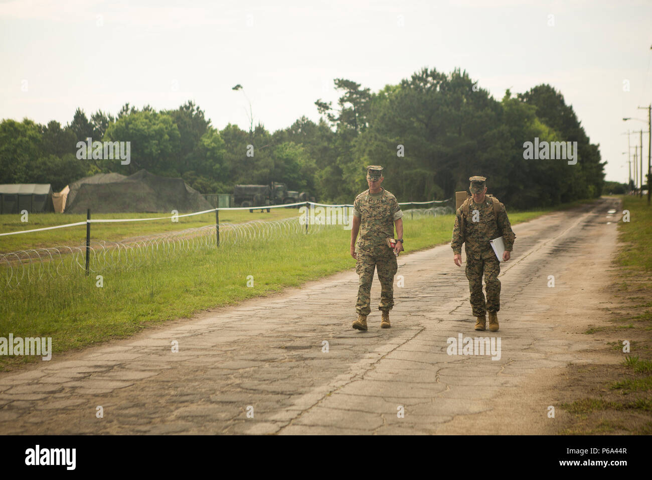 U.S. Marine Corps Col. Thomas Savage, commanding officer, 2nd Marine ...