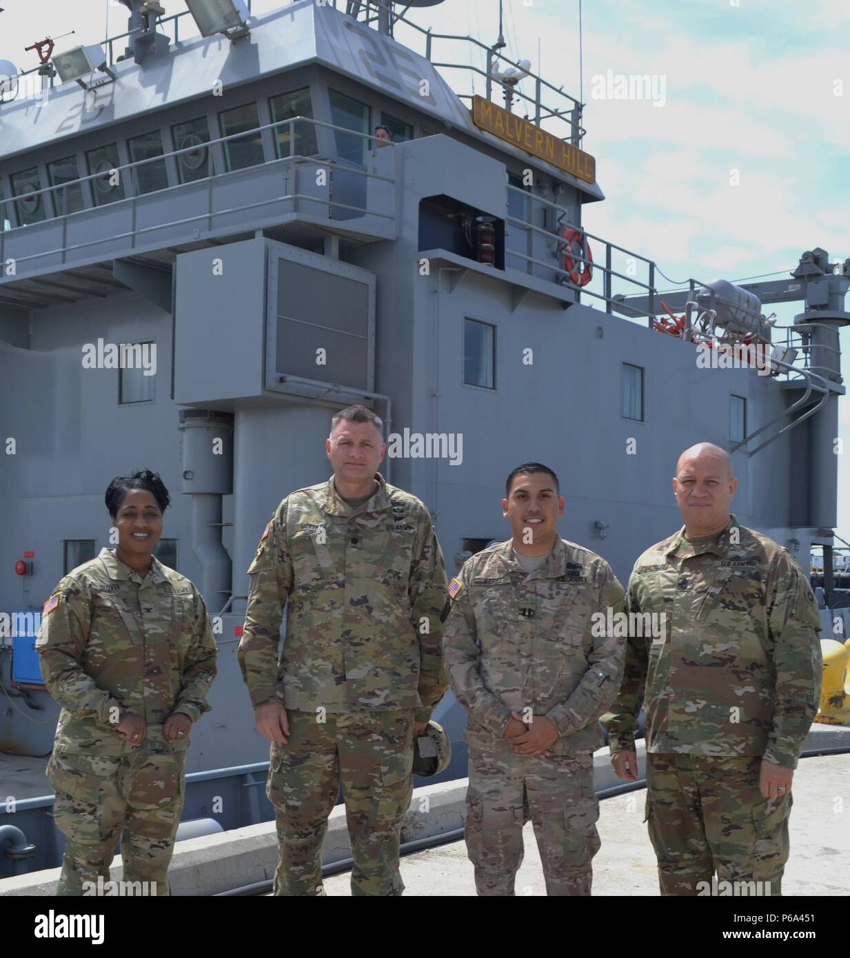 Col. Toni Glover, 650th Regional Support Group commanding officer, Lt ...