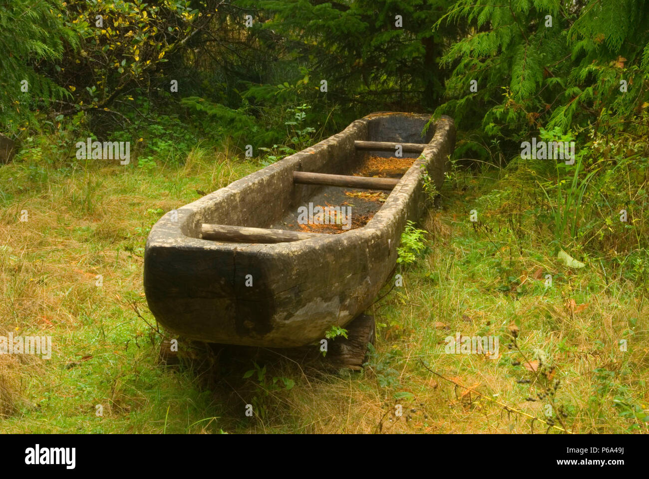 Canoe at Canoe Landing, Fort Clatsop National Memorial, Lewis & Clark ...