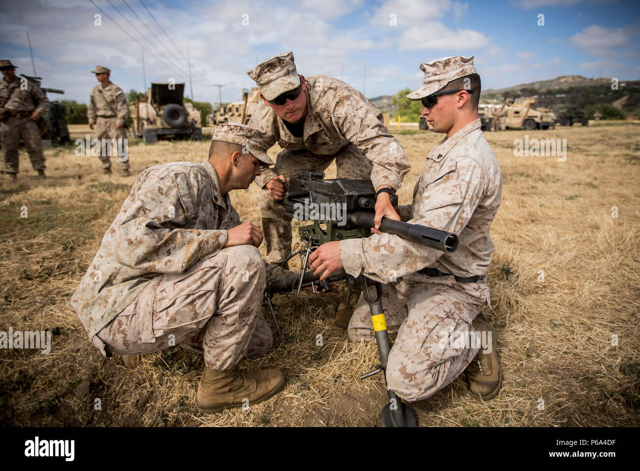 U.S. Marines with 2nd Battalion, 5th Regiment, 1st Marine Division ...