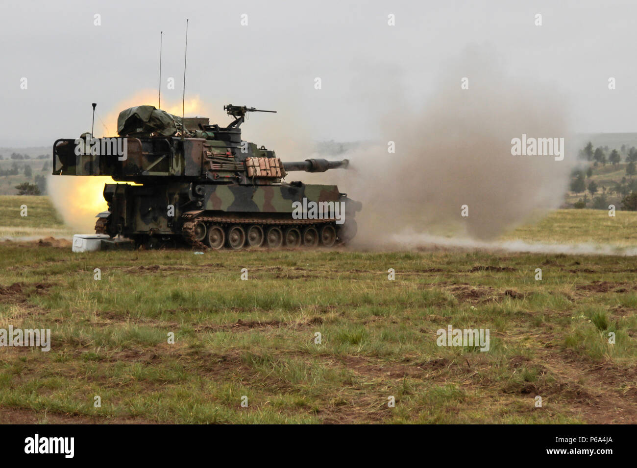 A Paladin howitzer from 2nd Battalion, 22nd Field Artillery Regiment ...