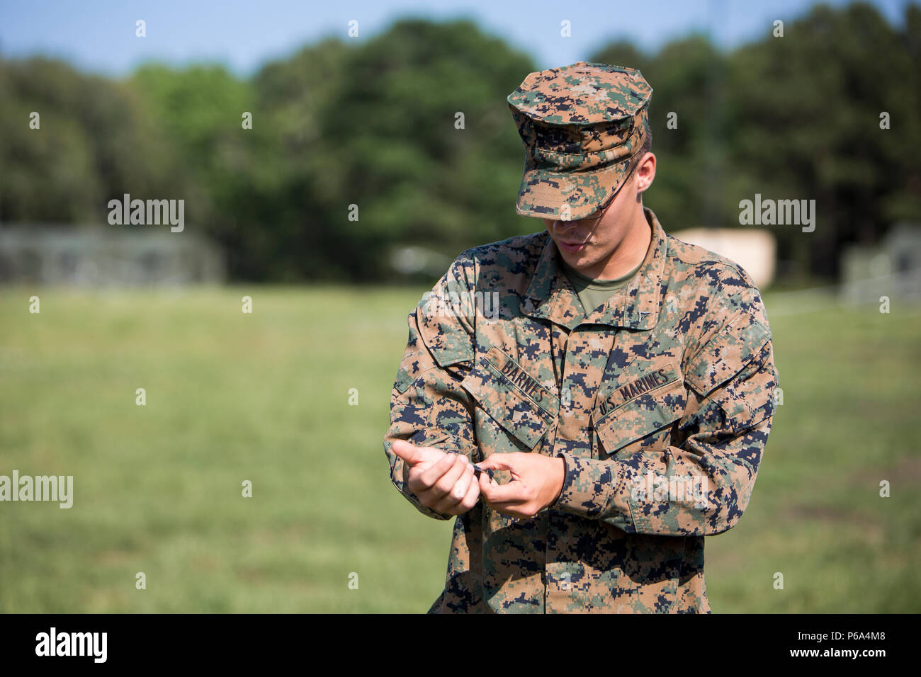U.S. Marine Corps Lance Cpl. Clay Barnes, digital (multi-channel ...