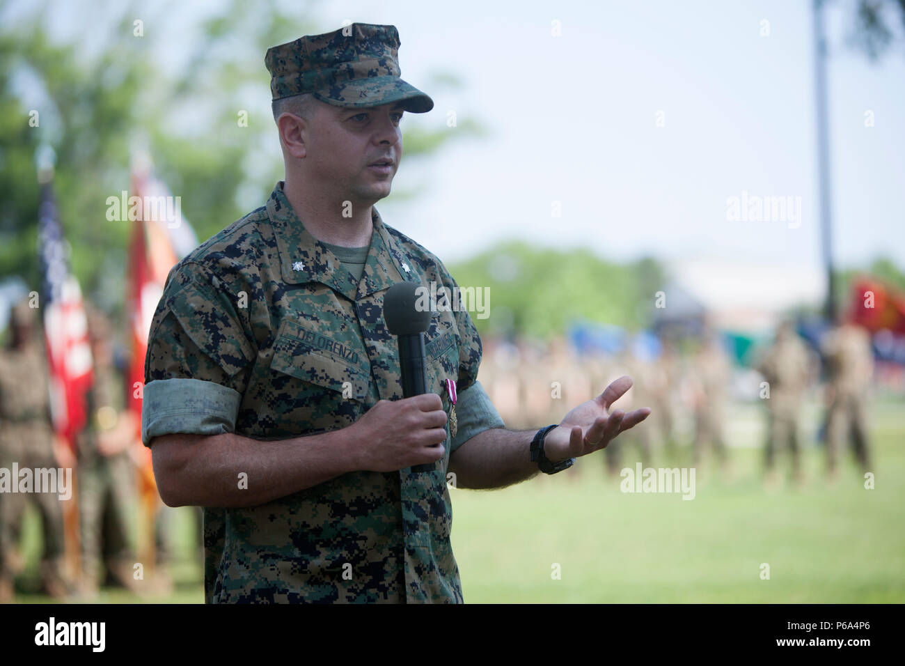 U.S. Marine Corps Lt. Col. William R. DeLorenzo, former commanding ...