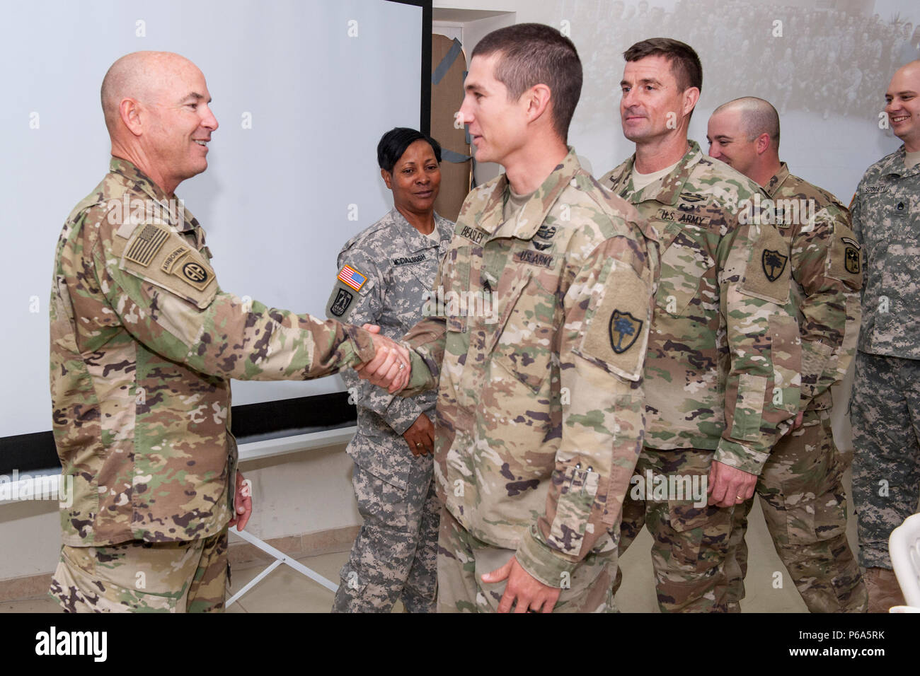 U.S. Army Brig. Gen. Brad Owens, Director of Joint Staff for the South ...