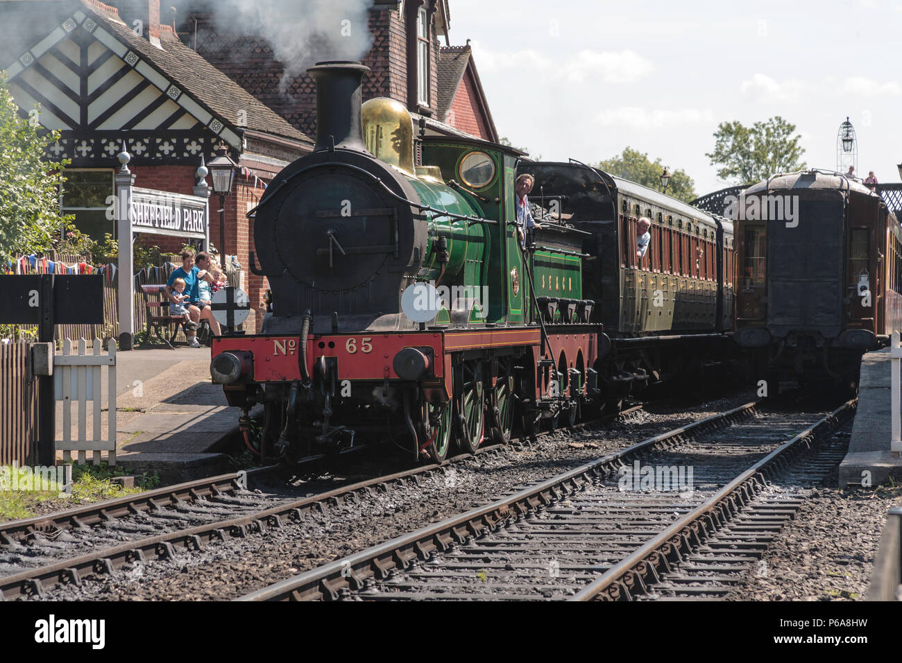 South Eastern & Chatham Railway Wainwright Class O1 steam locomotive at ...