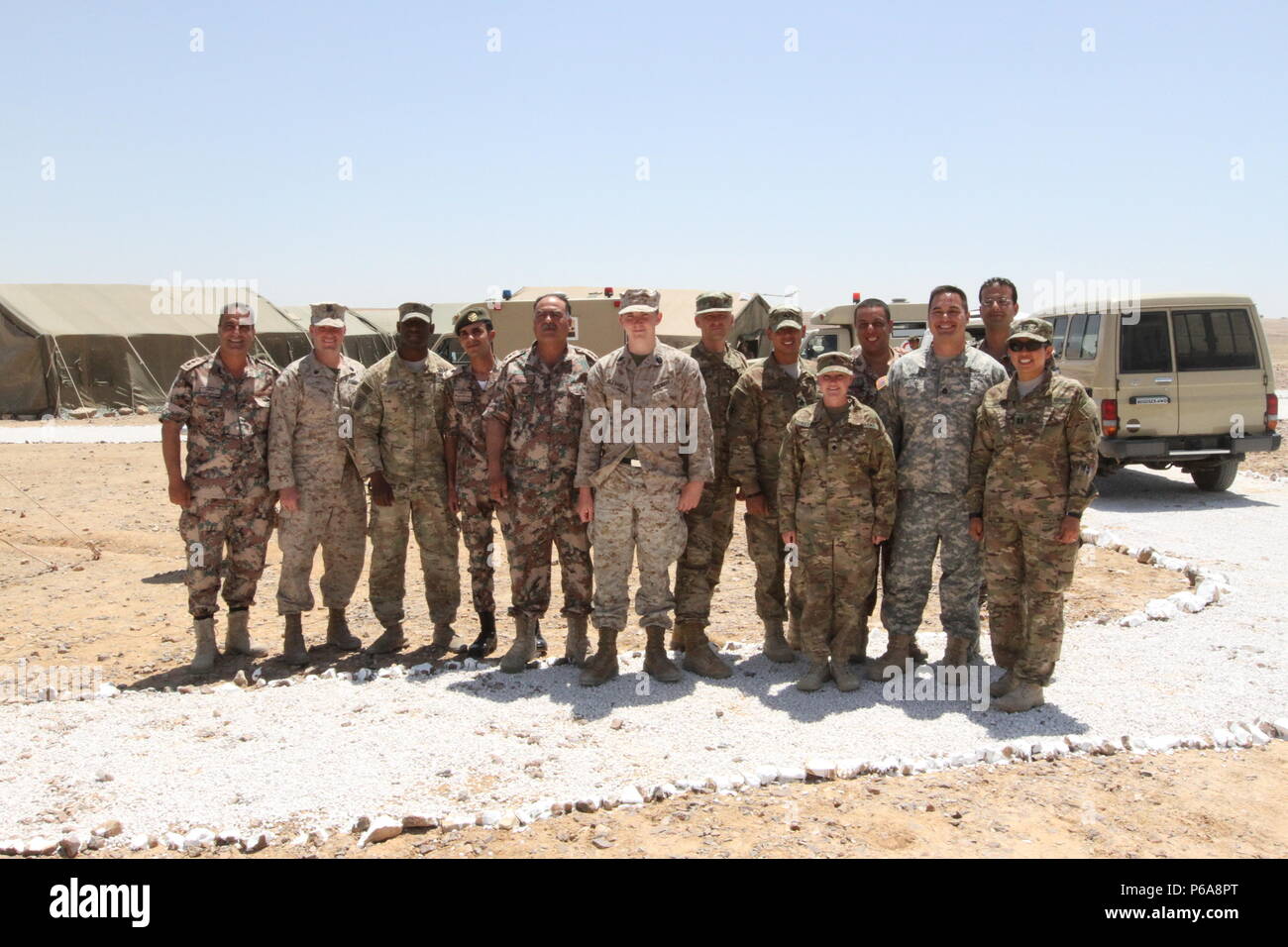 Soldiers assigned to U.S. Army Central erect the deployable rapid ...