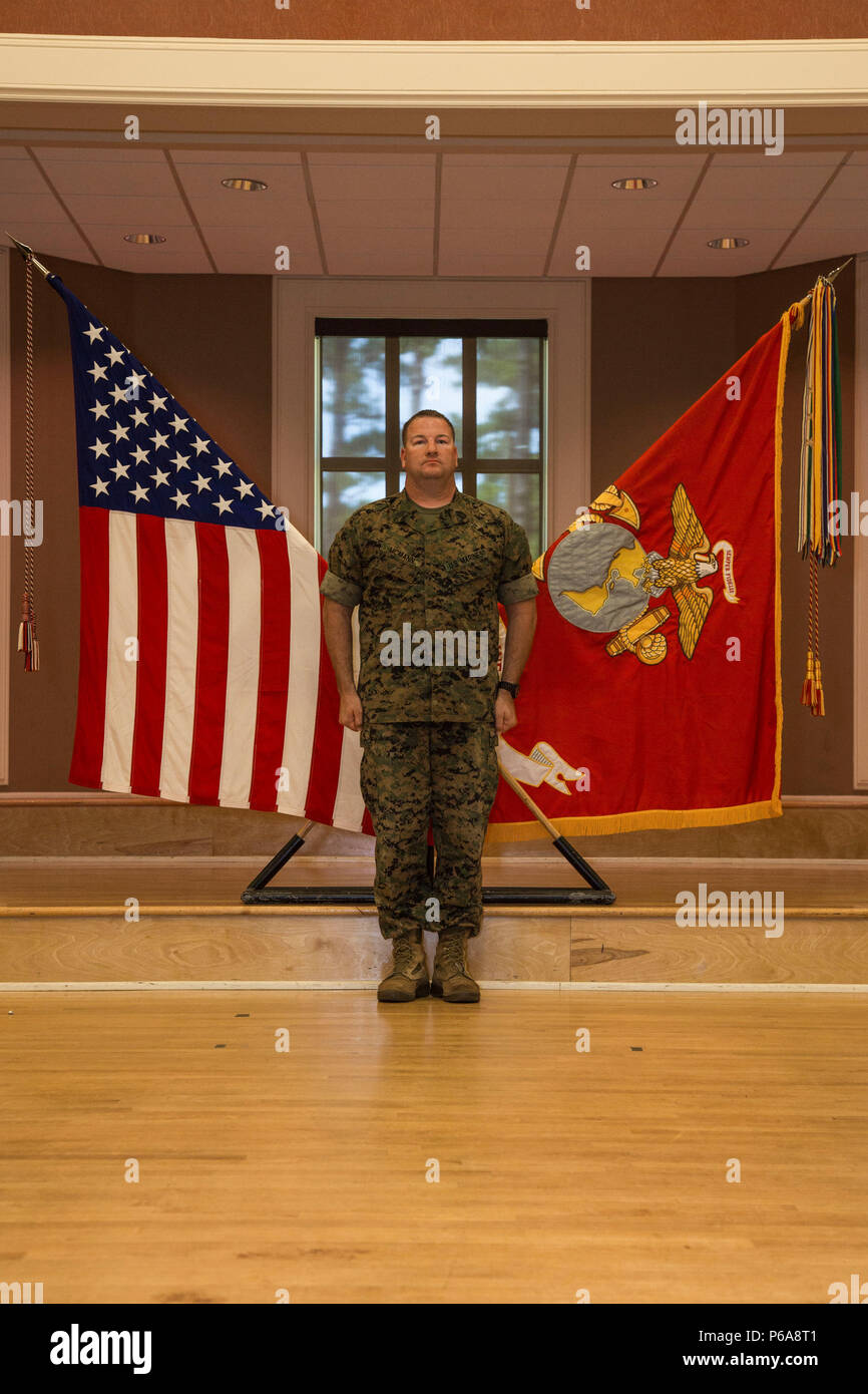 U.S. Marine Corps Master Sgt. Timothy C. McMann, staff noncommissioned ...