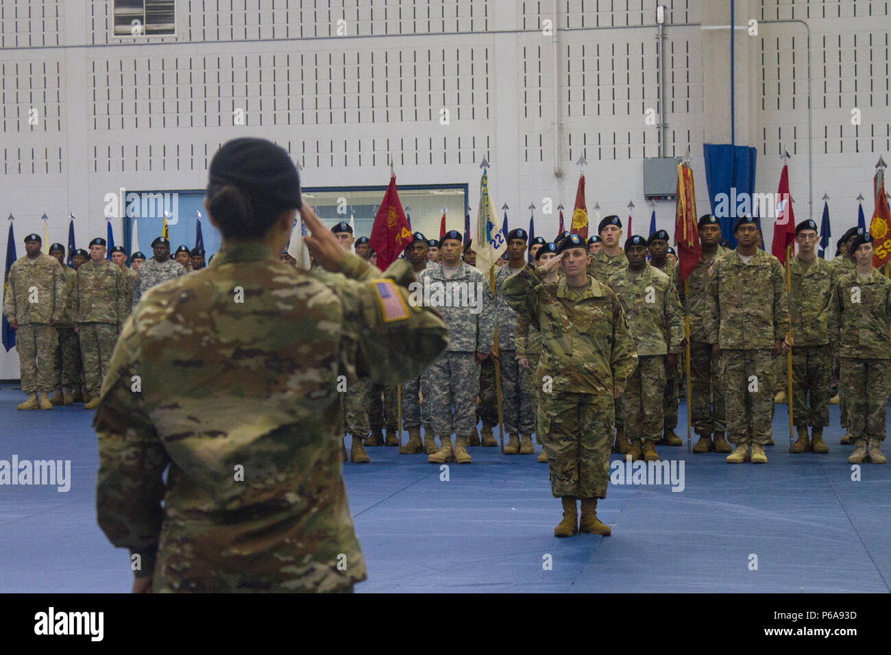 Lt. Col. Gina Diego SanNicolas, the commander for the 129th Combat ...