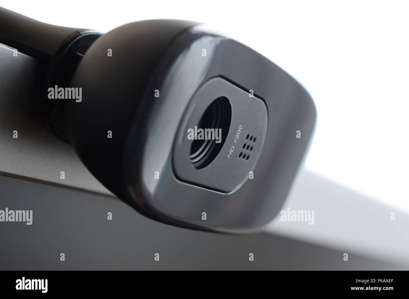 Webcam installed on computer monitor hi-res stock photography and ...