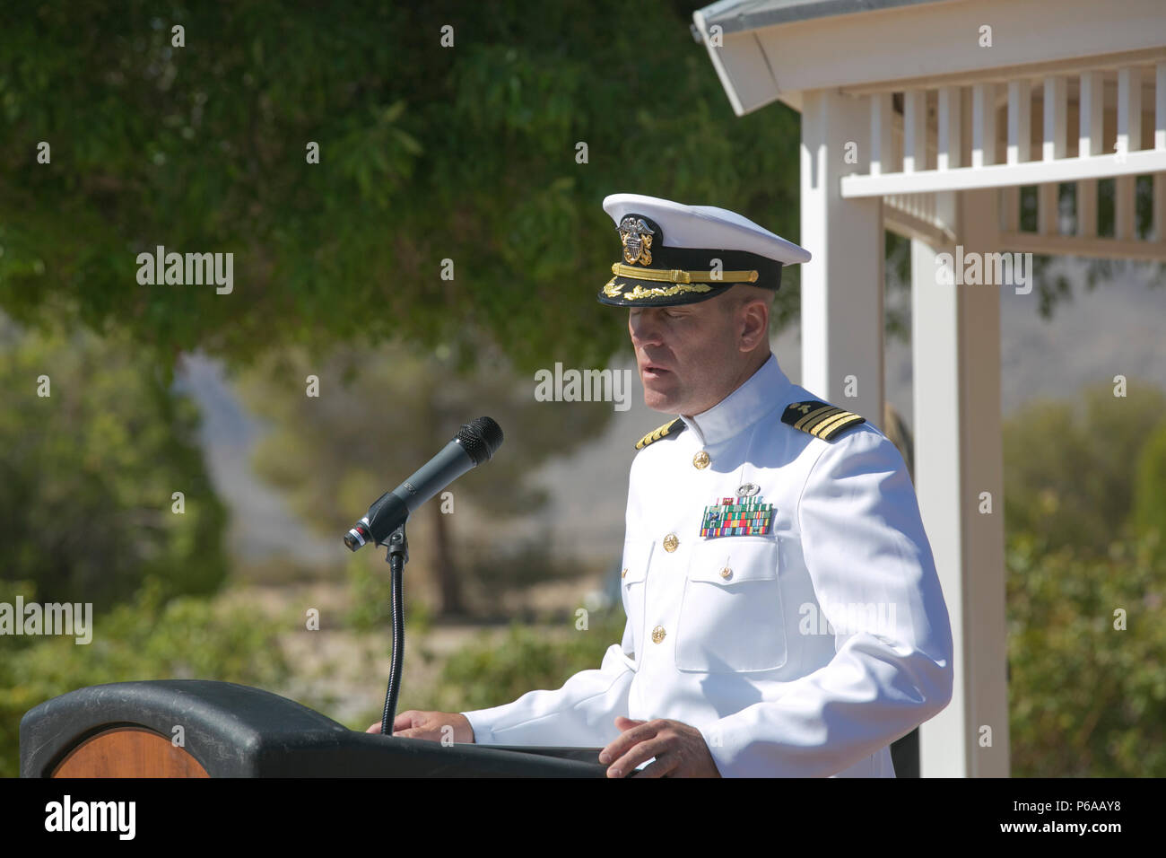 Navy Capt. Stephen Lee, assistant chief of staff, Religious Ministries ...