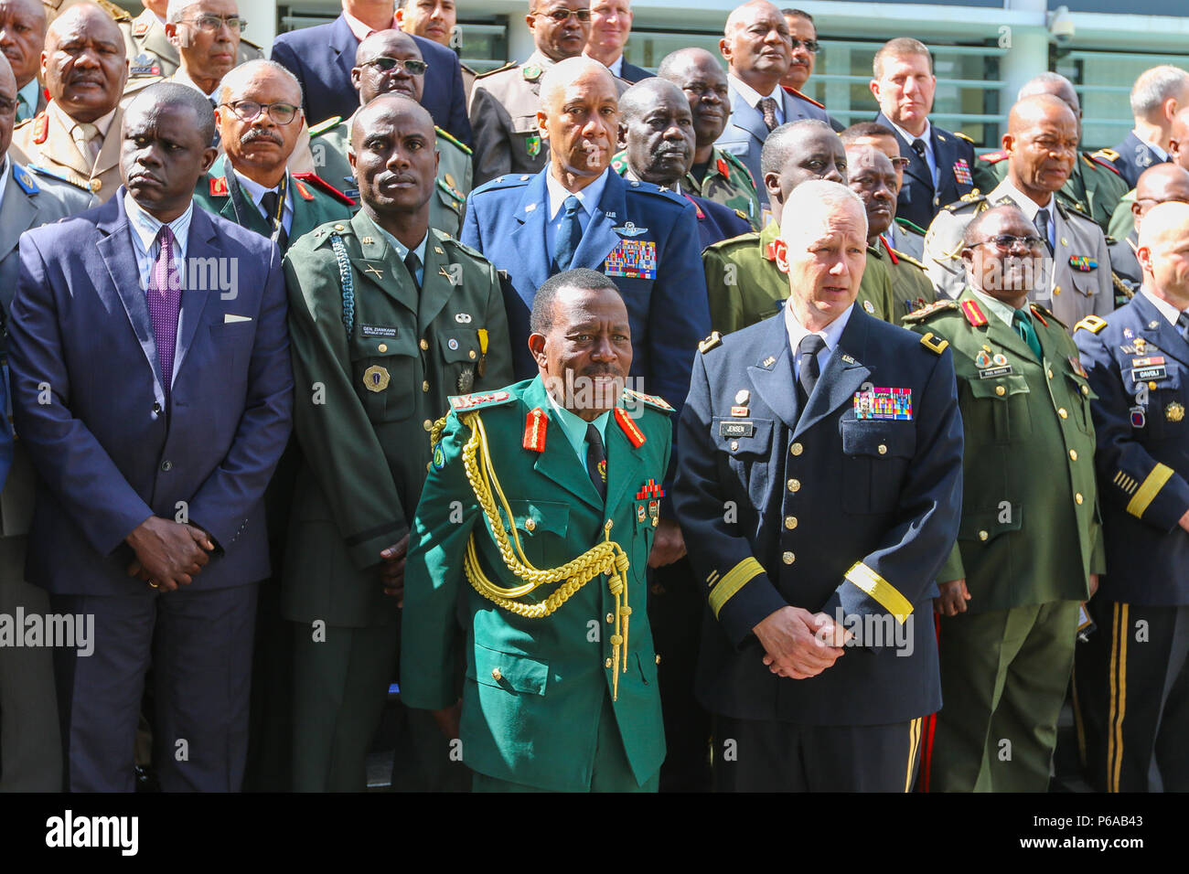 Tanzanian People's Defense Force Land Force Commander Maj. Gen. James ...
