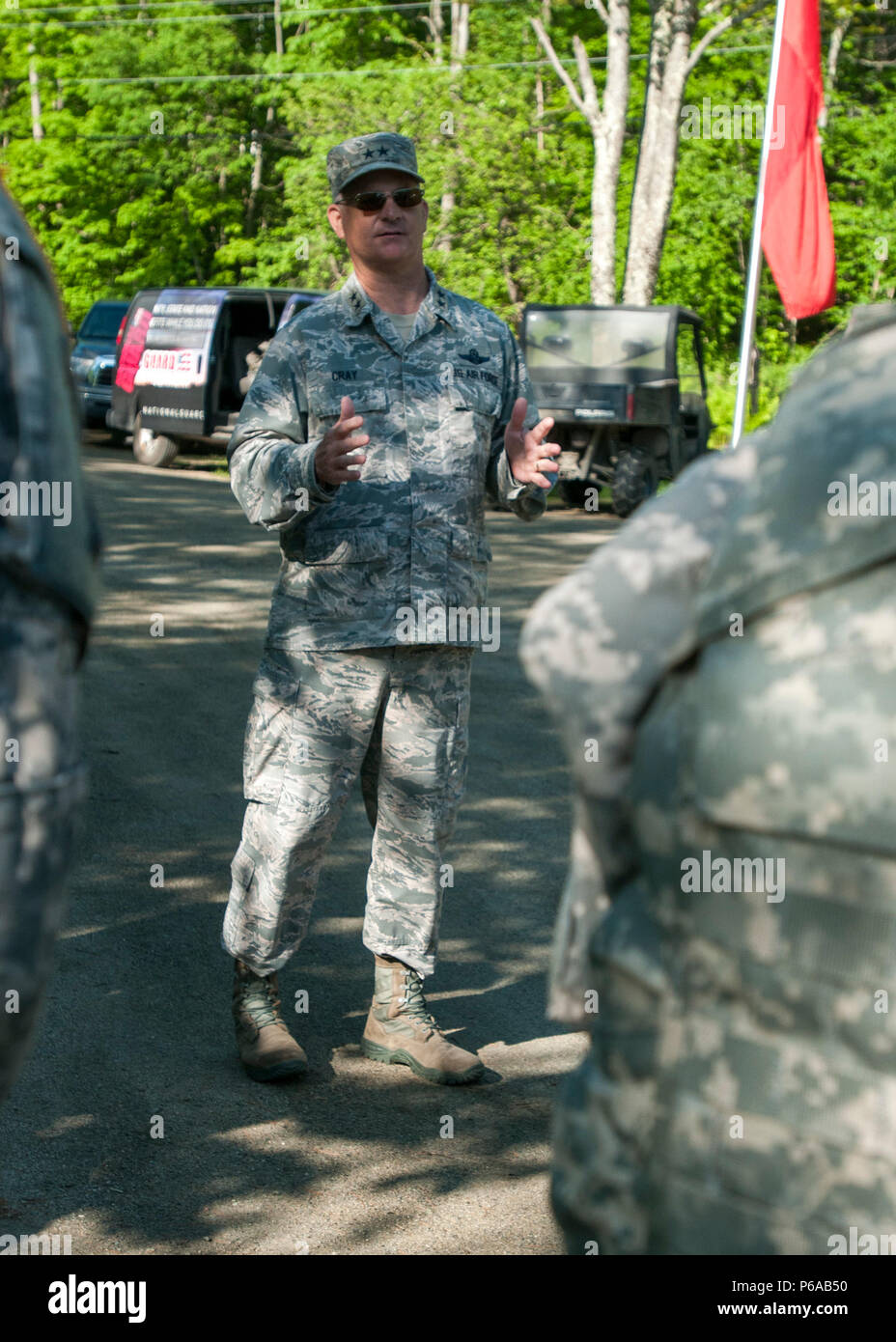 U.S. Air Force Maj. Gen. Steven Cray, adjutant general, Vermont ...