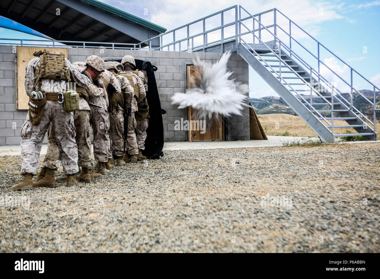 U.S. Marines with the 7th Engineer Support Battalion, 1st Marine ...