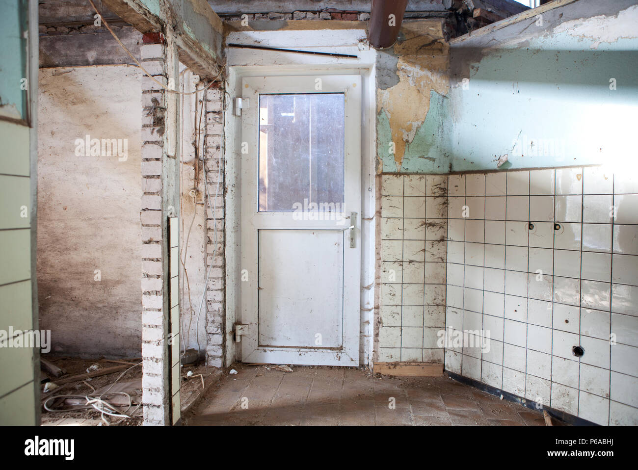 a house in need of renovation from the inside Stock Photo - Alamy