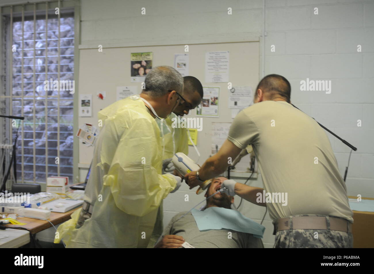 U.S. Army Col. Daniel Hash, dental officer in charge, 807th Medical ...