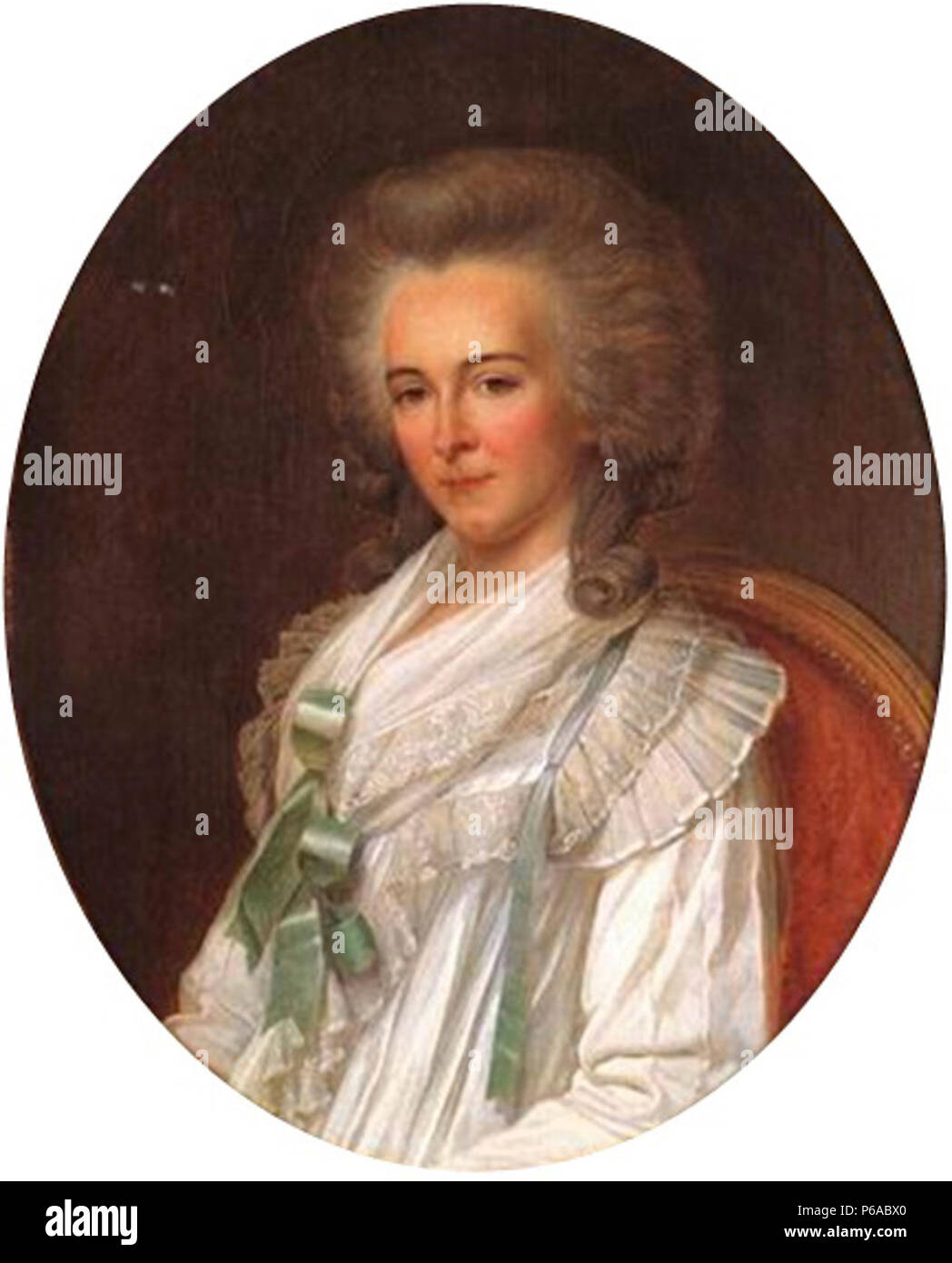 18th century Portrait of Bathilde d'Orléans by a member of the École ...