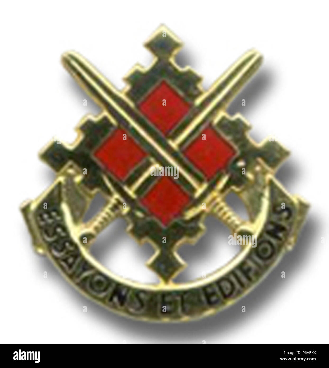 18th Engr Bde crest Stock Photo - Alamy