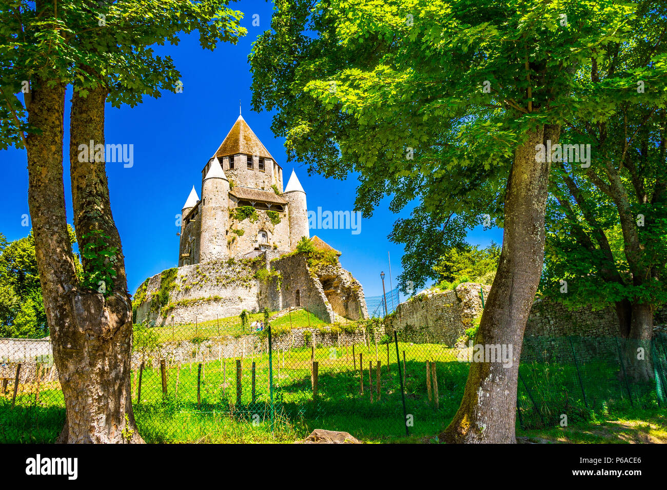 Caesar Tower, also known as La Tour Cesar, is a 12th century castle ...