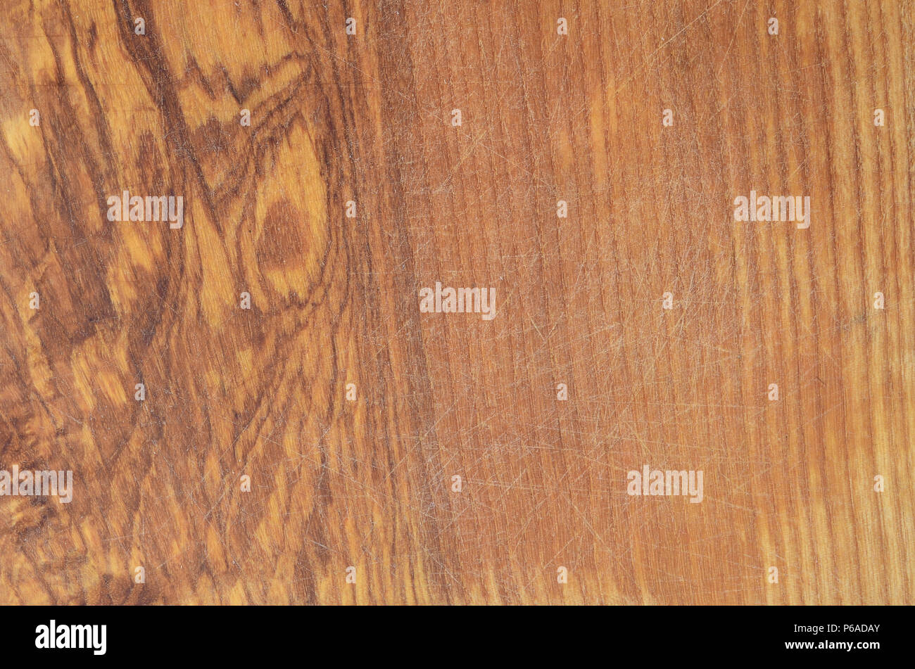 Detailed texture of the wooden cutting board with a lot of scars from ...