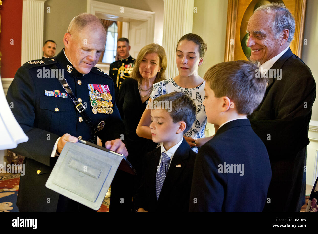 U.S. Marine Corps Gen. Robert B. Neller, 37th commandant of the Marine ...