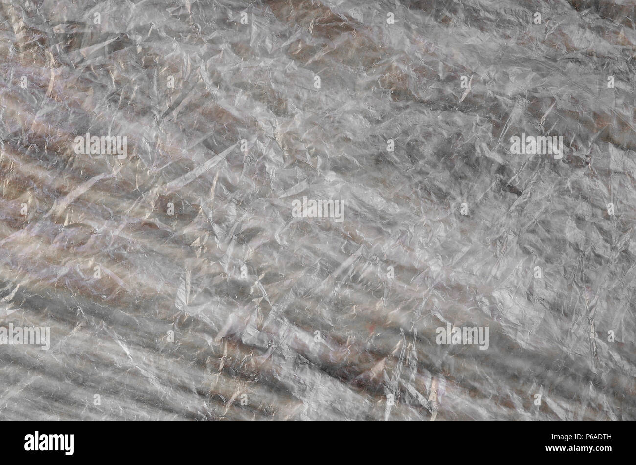 Texture of cellophane material with many folds and bends Stock Photo ...