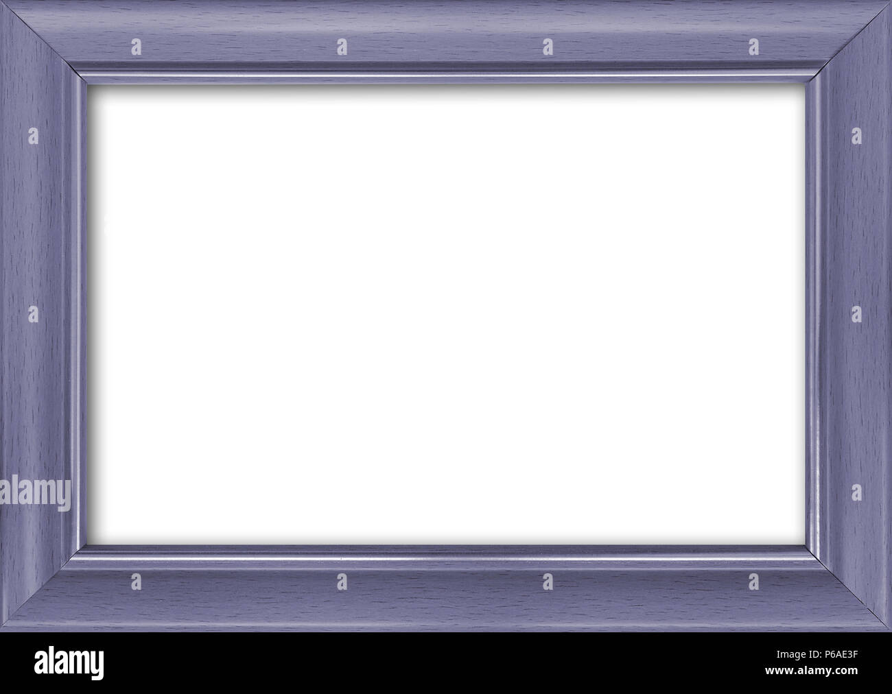 Empty picture frame with a free place inside, isolated on white Stock ...