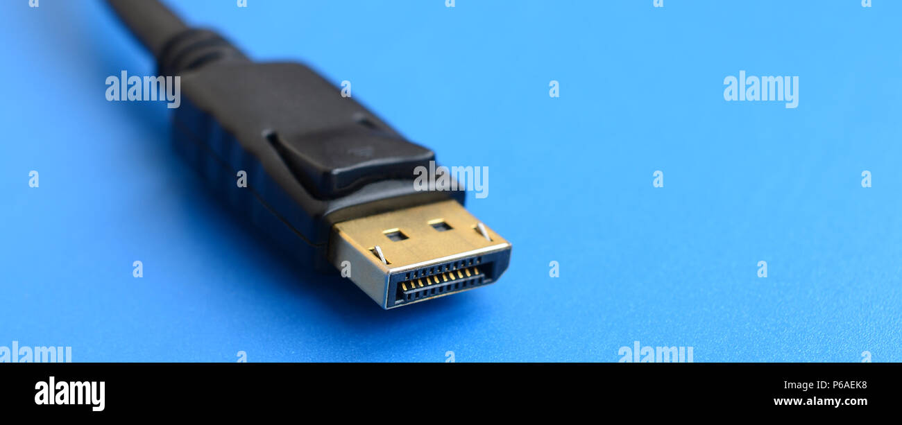 20-pin male DisplayPort gold plated connector for a flawless connection ...